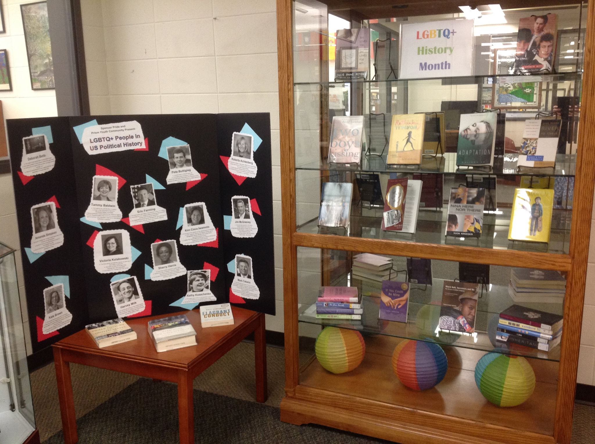 LGBT History Month Educational Displays Up – Spencer Pride