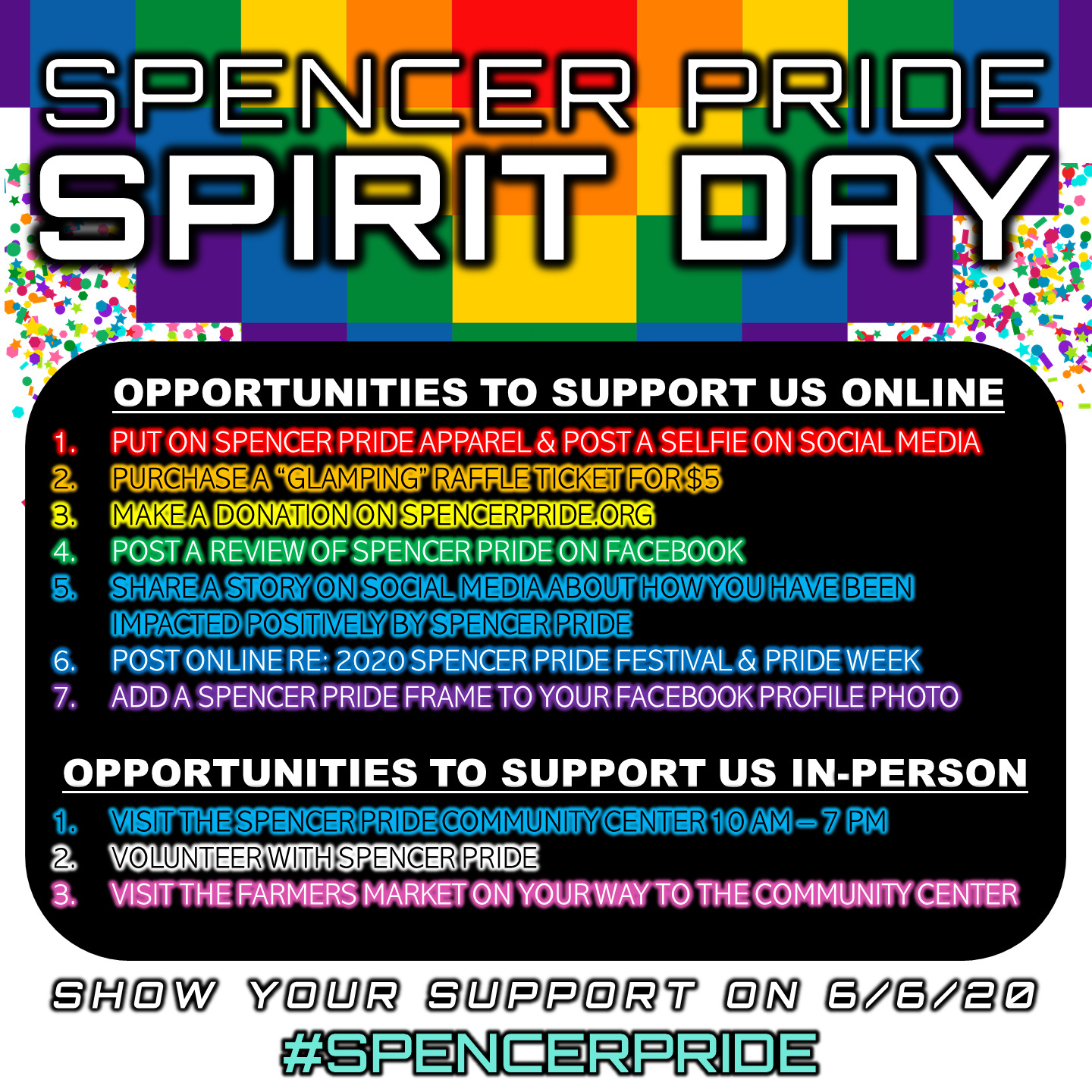 Show Your Spirit! – Spencer Pride