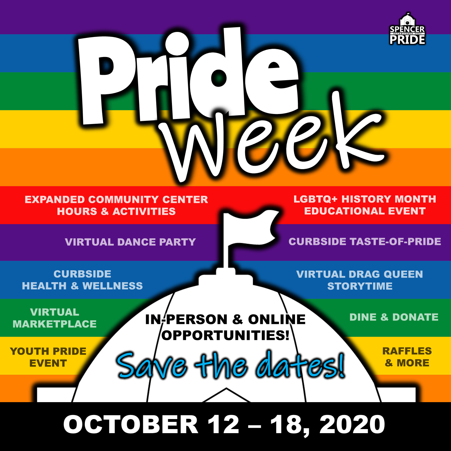 TEASER: 2020 Pride Week Festivities – Spencer Pride