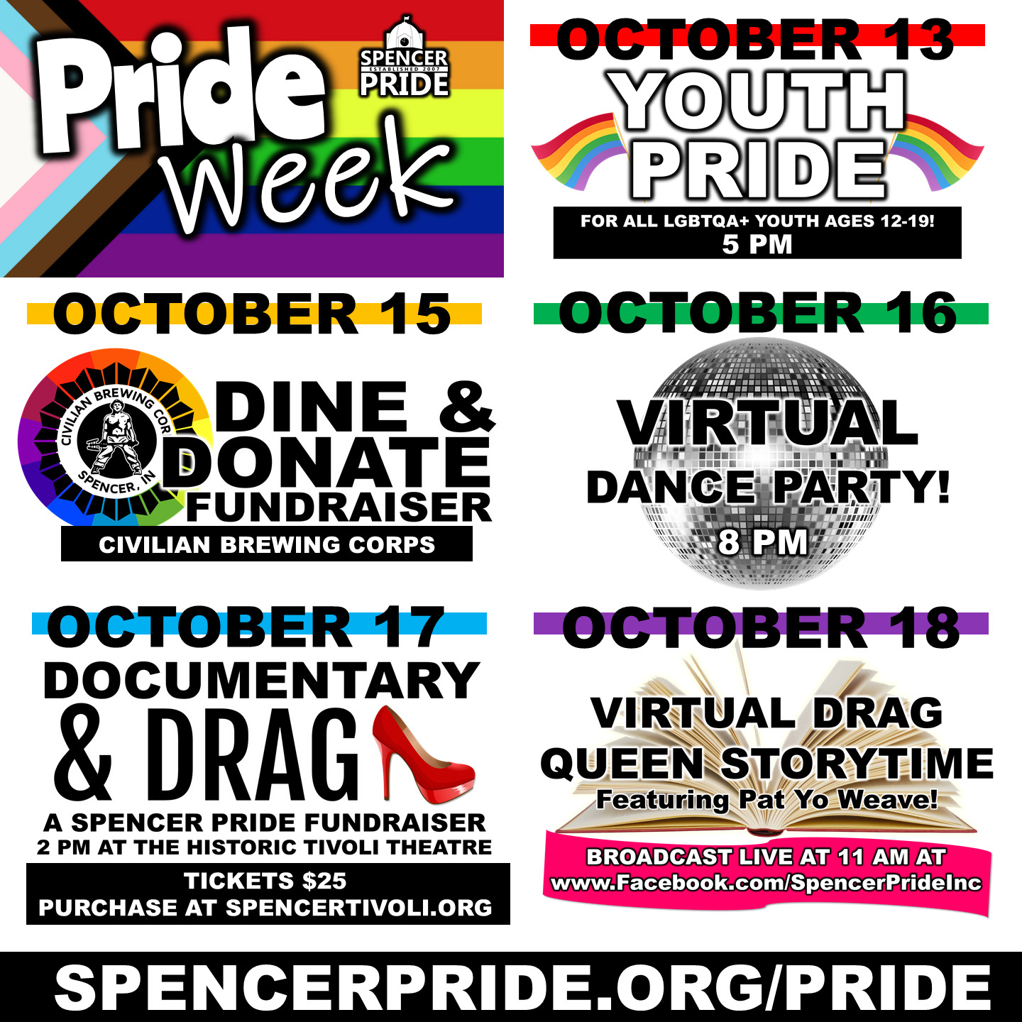 Welcome to Pride Week 2020 – Spencer Pride