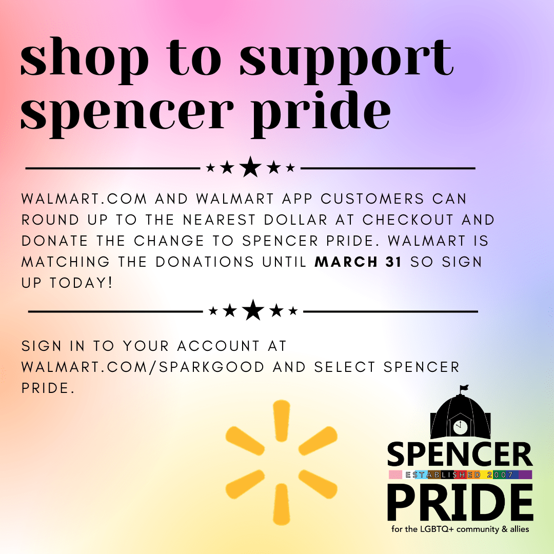 Walmart and Spencer Pride – Spencer Pride