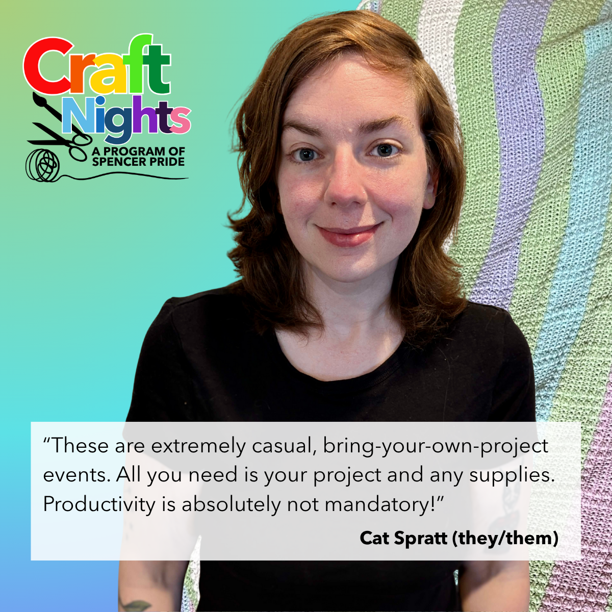 Crafting Connection: How One Volunteer Turned Yarn Into Community – Spencer Pride